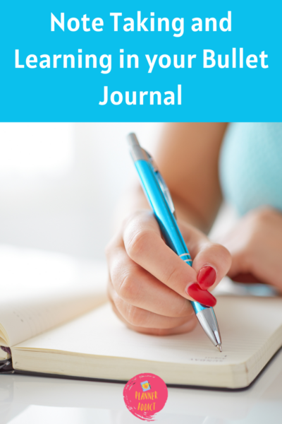 Note Taking and Learning in your Bullet Journal