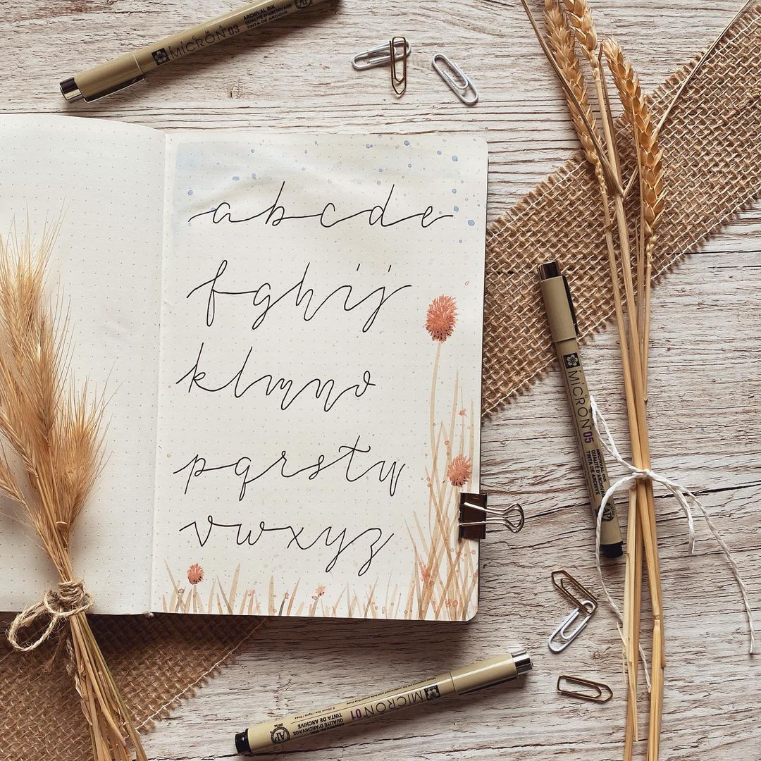 Simple Easy Bullet Journal Fonts to try on your Bujo today - The Bullet ...