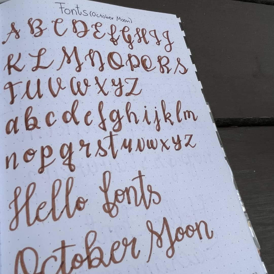 Simple Easy Bullet Journal Fonts to try on your Bujo today - The Bullet ...