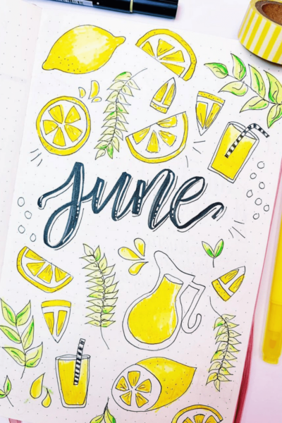 Cool 25 Summer Bullet Journal Spread ideas to cool your Sizzling Summer ...