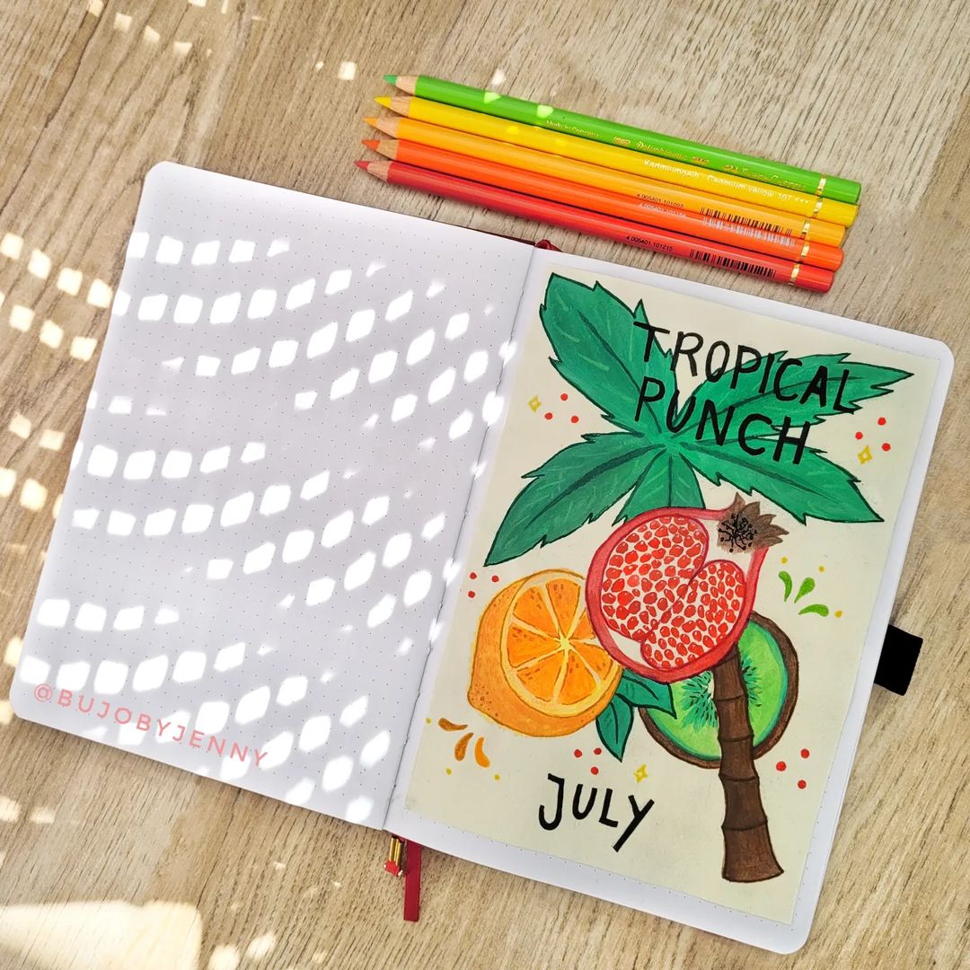 34 Creative July Bullet Journal Spread Ideas to inspire your July - The ...