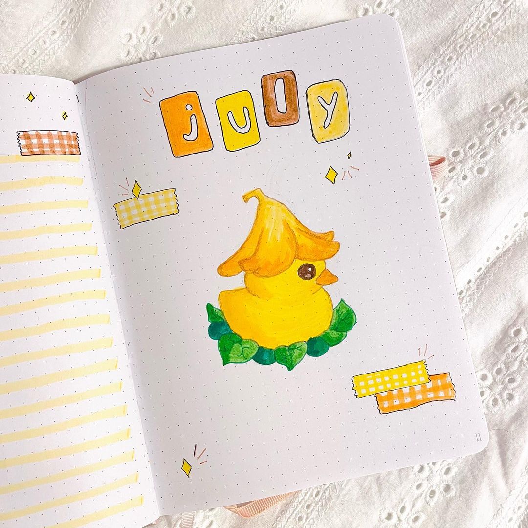 34 Creative July Bullet Journal Spread Ideas to inspire your July - The ...