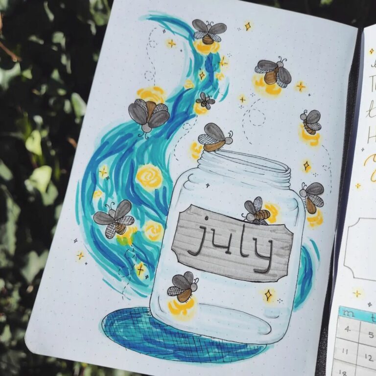 34 Creative July Bullet Journal Spread Ideas to inspire your July - The ...
