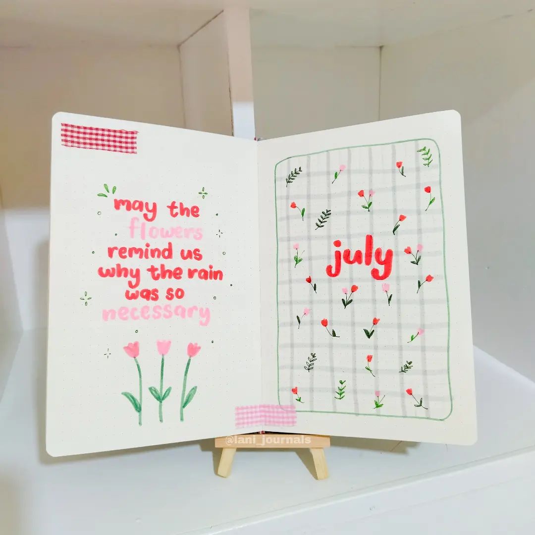 34 Creative July Bullet Journal Spread Ideas to inspire your July - The ...