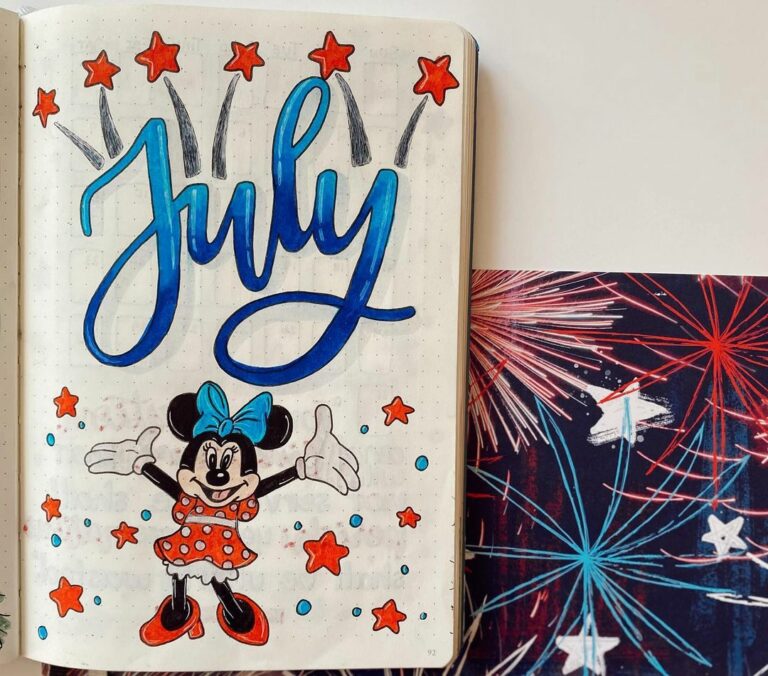 34 Creative July Bullet Journal Spread Ideas to inspire your July - The ...