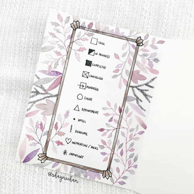 34 Bullet Journal Key Ideas for Better Rapid Logging to ease your ...