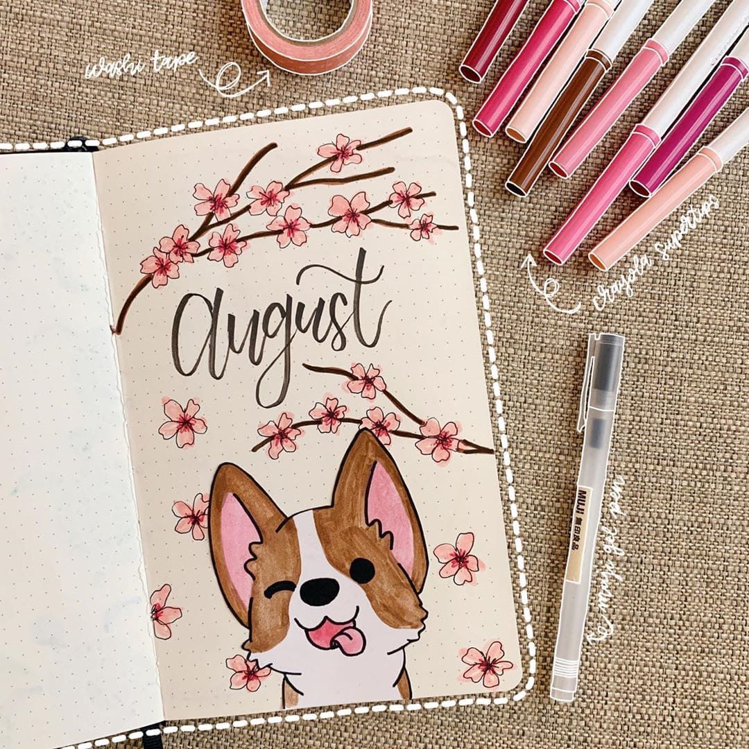 34 Creative August Bullet Journal Spread Ideas to dazzle your August ...