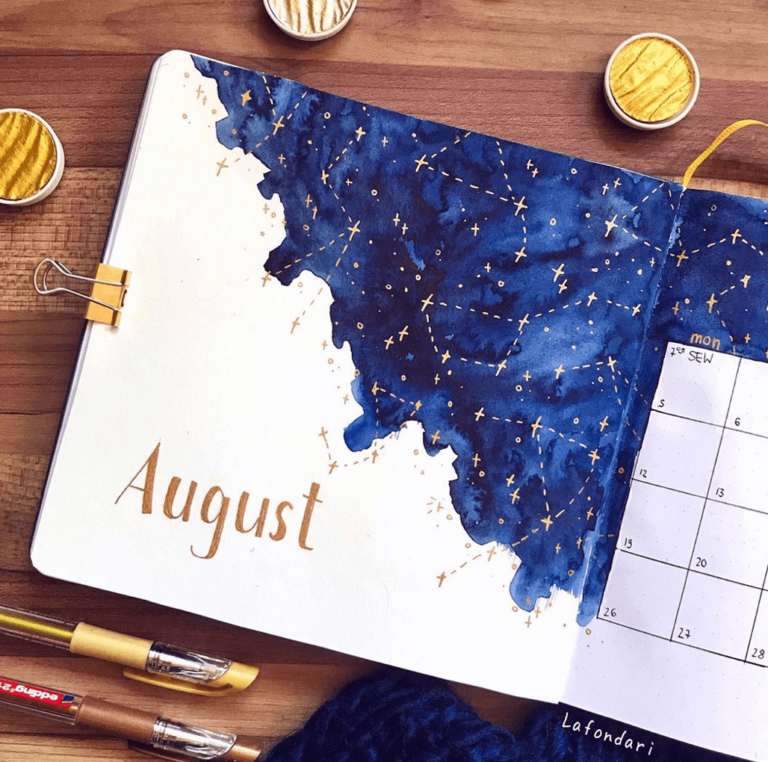 34 Creative August Bullet Journal Spread Ideas to dazzle your August ...