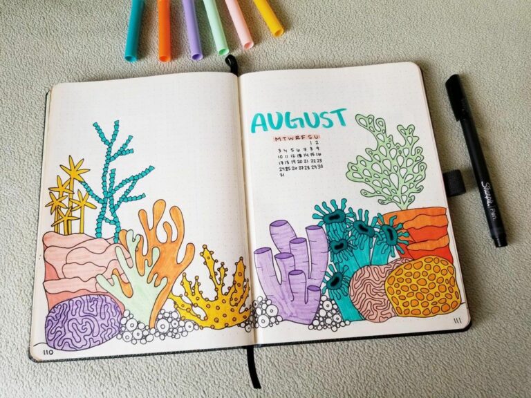 34 Creative August Bullet Journal Spread Ideas to dazzle your August ...