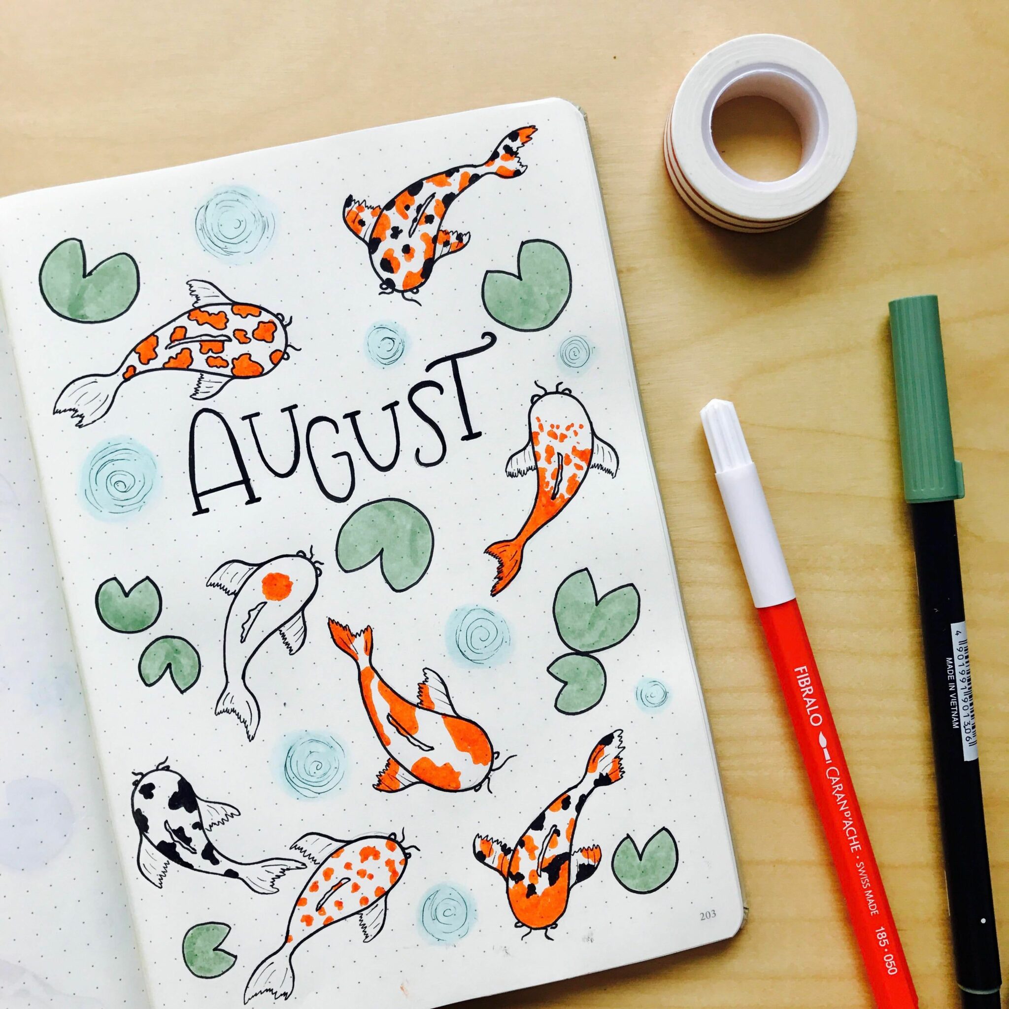 34 Creative August Bullet Journal Spread Ideas to dazzle your August ...