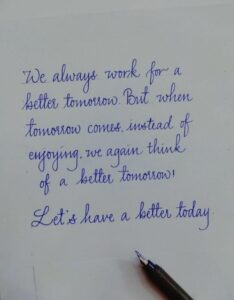 5 best cursive writing techniques for beginners - The Bullet Journal India